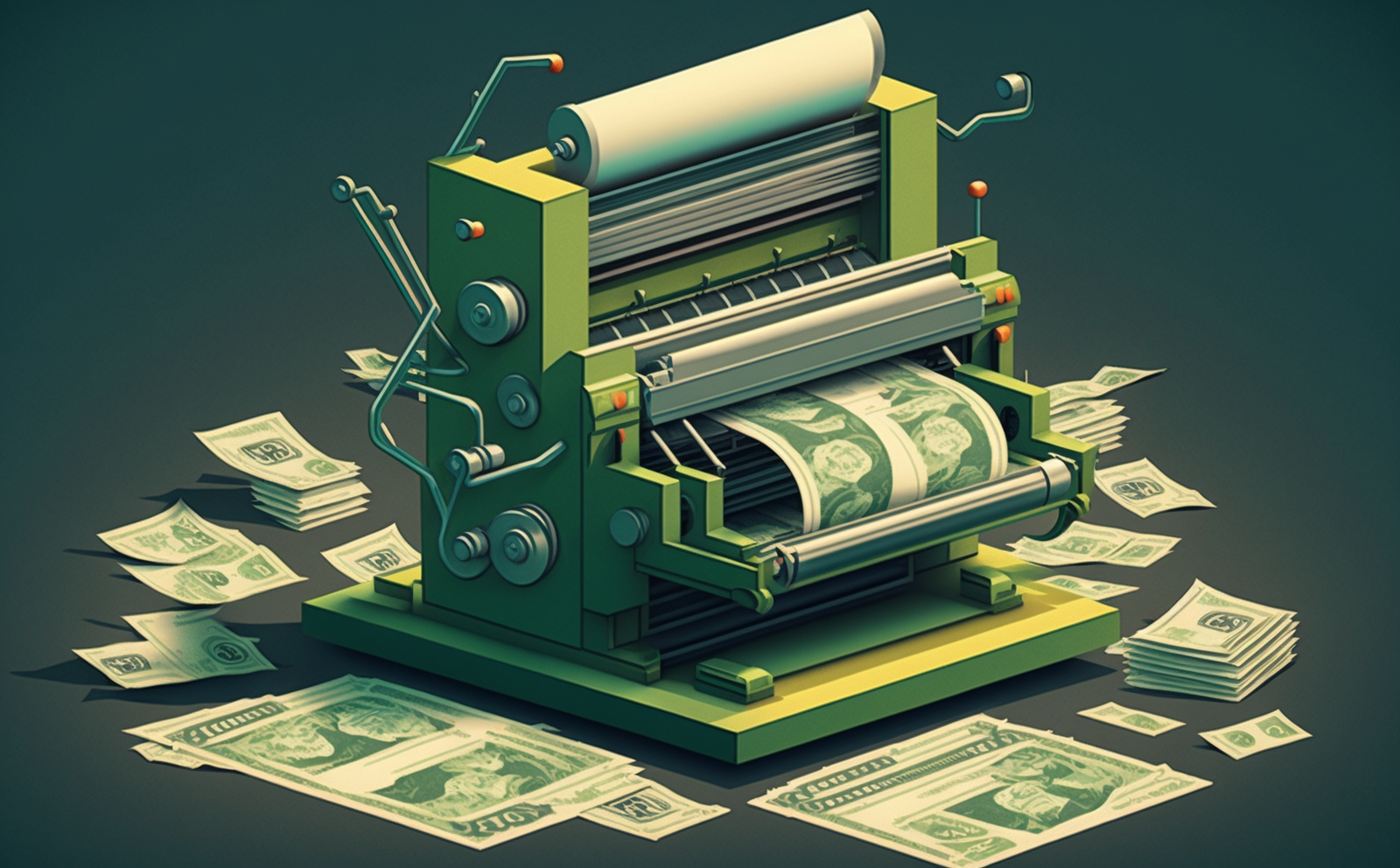 돈을 찍어내는 기계 만들기